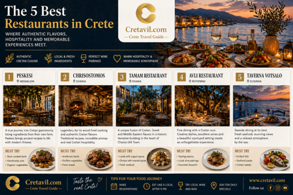 The 5 Best Restaurants in Crete (2026 Guide) – Where to Eat in Crete ...